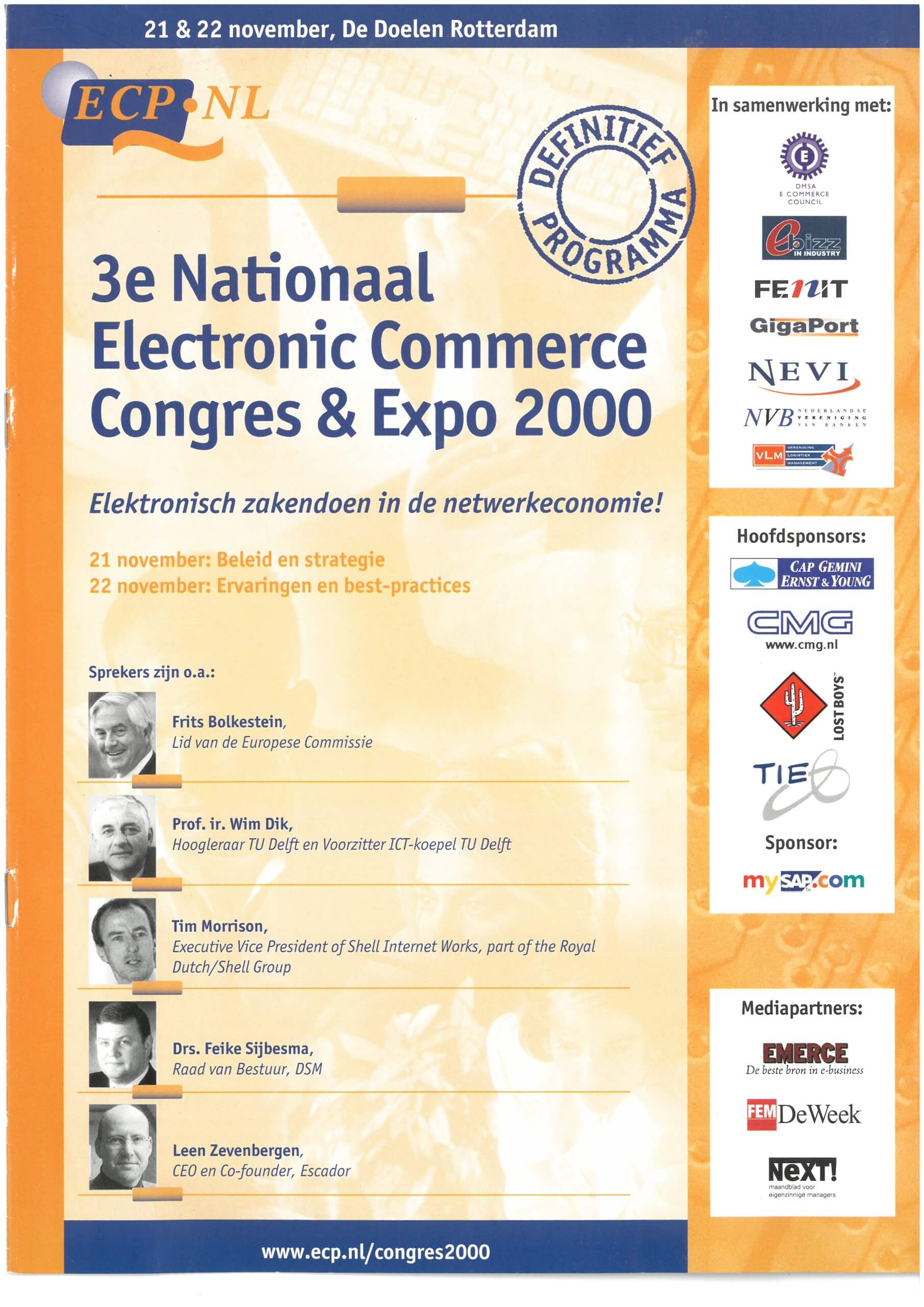 3rde Nationale E-commerce Congres van ECP.NL - ECP | Platform voor de ...