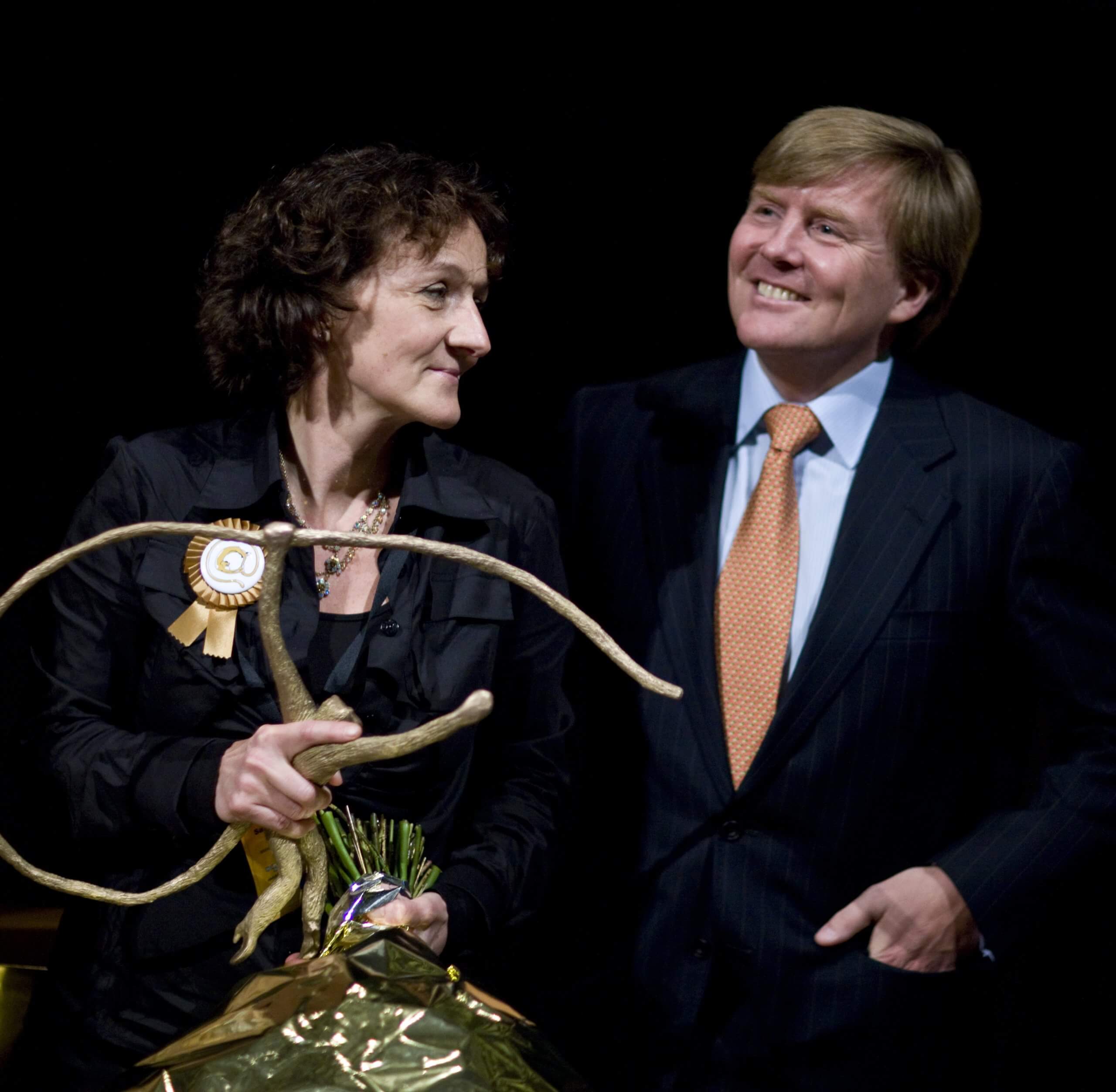 Prins Willem-Alexander bij uitreiking Gouden Apenstaart op Safer ...